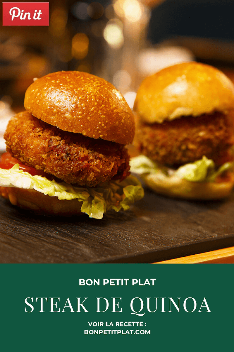 Steak de quinoa - Bon Petit Plat