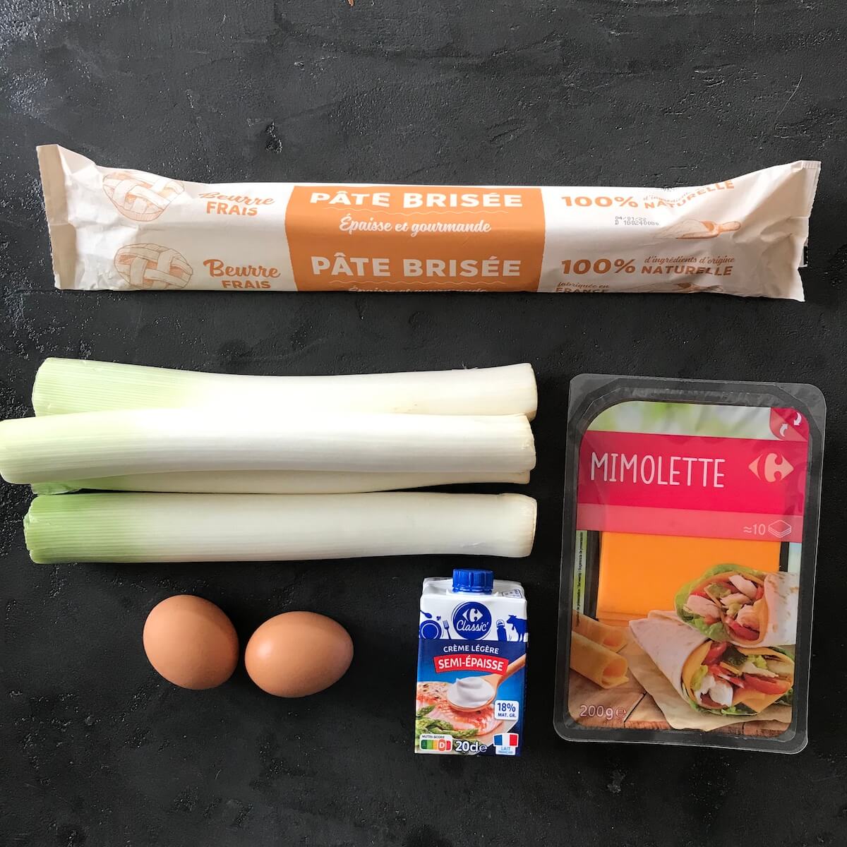 Tarte aux poireaux et à la mimolette - Bon Petit Plat